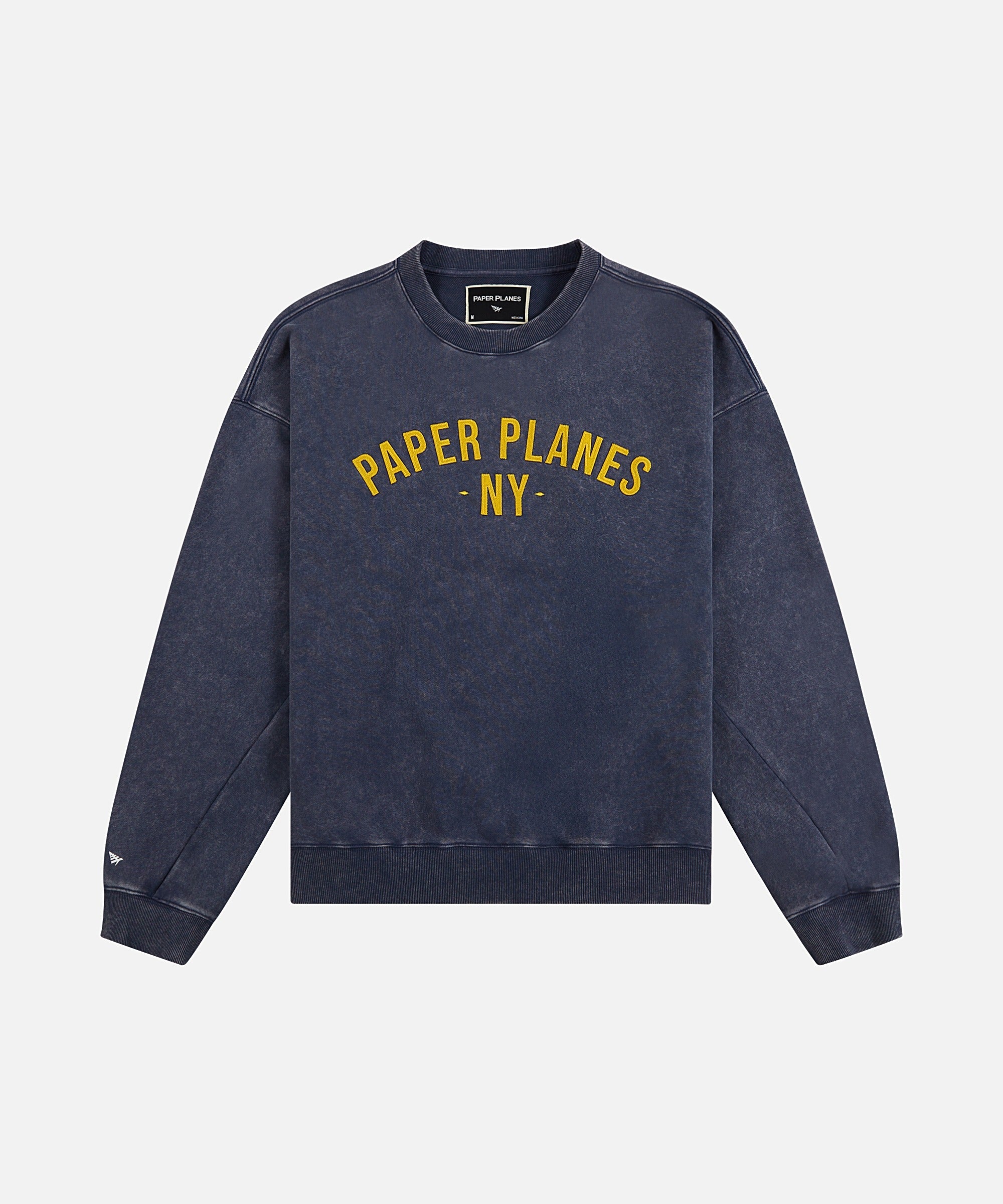 Paper Planes NY Felt Crewneck
