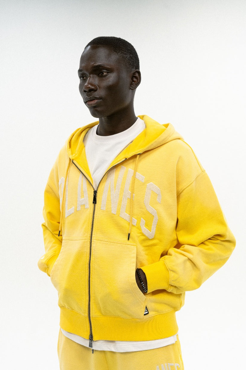 Paper Planes Arched Zip Hoodie